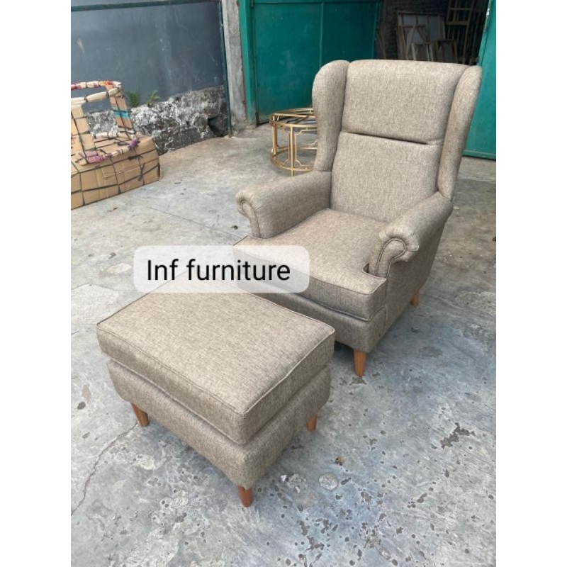 Jual sofa single wing chair minimalis | Shopee Indonesia