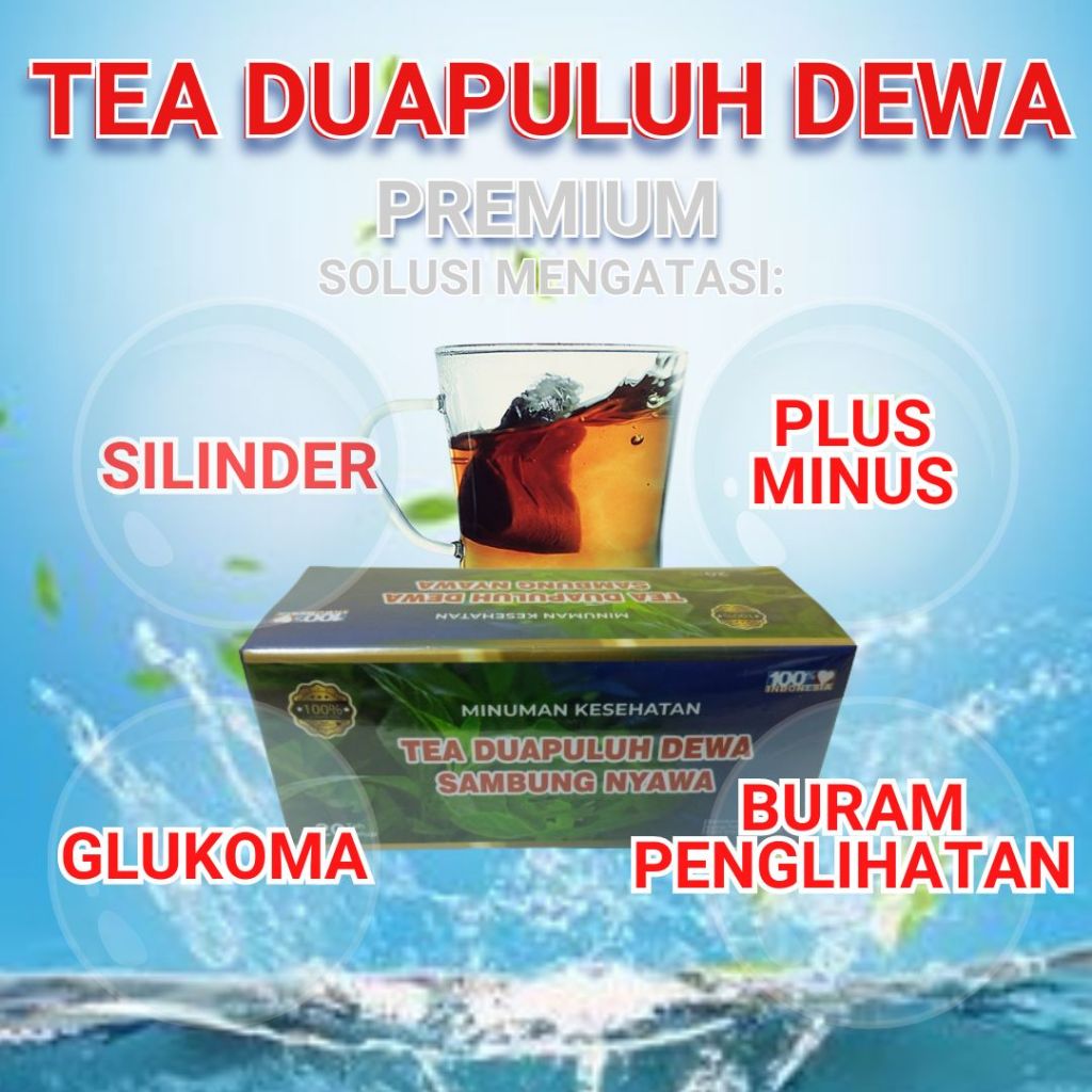 Jual TEA 20 DEWA SAMBUNG NYAWA / TEH CELUP HERBAL / TEH DEWA / TEH ...