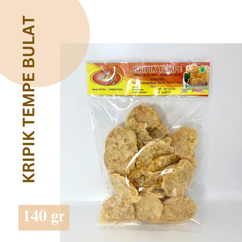 Jual Kripik Keripik Tempe Bulat Original 140 gram Intan Rahmadhani ...