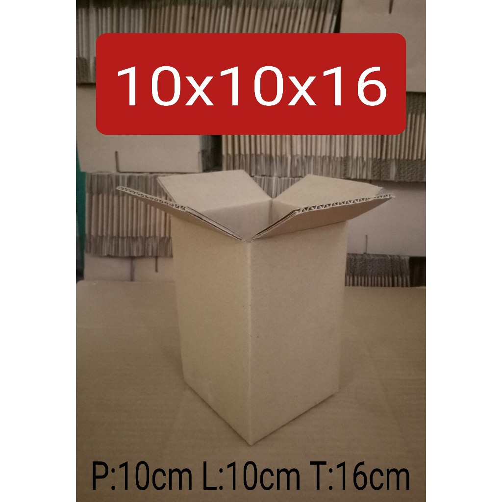 Jual kardus packing uk 10x10x16 kardus mini/kardus murah/kardus polos ...