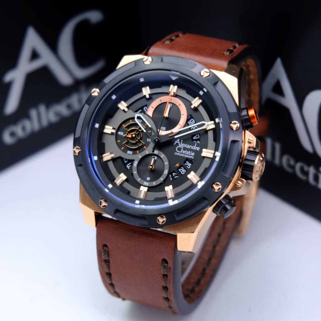 Jual Jam Tangan Pria Alexander Christie Original AC6506 | Shopee Indonesia