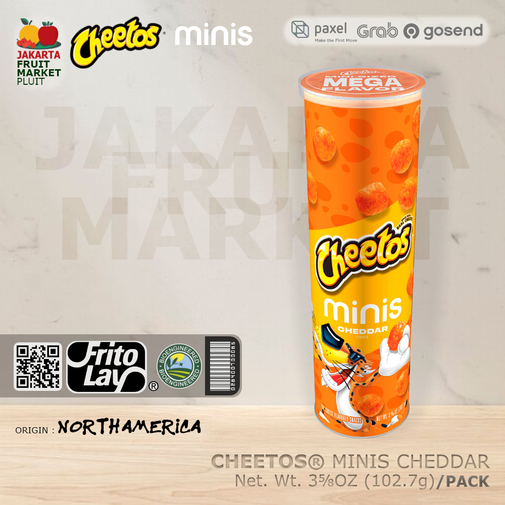 Jual CHEETOS ® MINIS CHEDDAR snack frito lays import usa | Shopee Indonesia