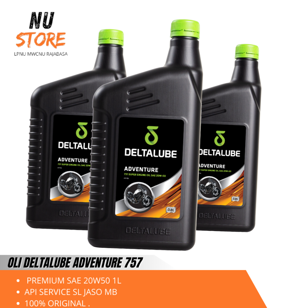 Jual OLI DELTALUBE ADVENTURE 1L | OLI MESIN PREMIUM SAE 20W50 1L ...