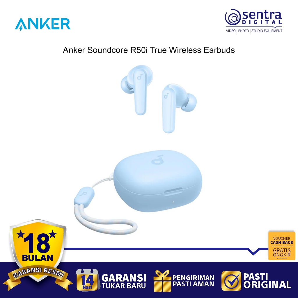 Jual Anker Soundcore R50i True Wireless Earbuds ( R 50i TWS ) | Shopee Indonesia