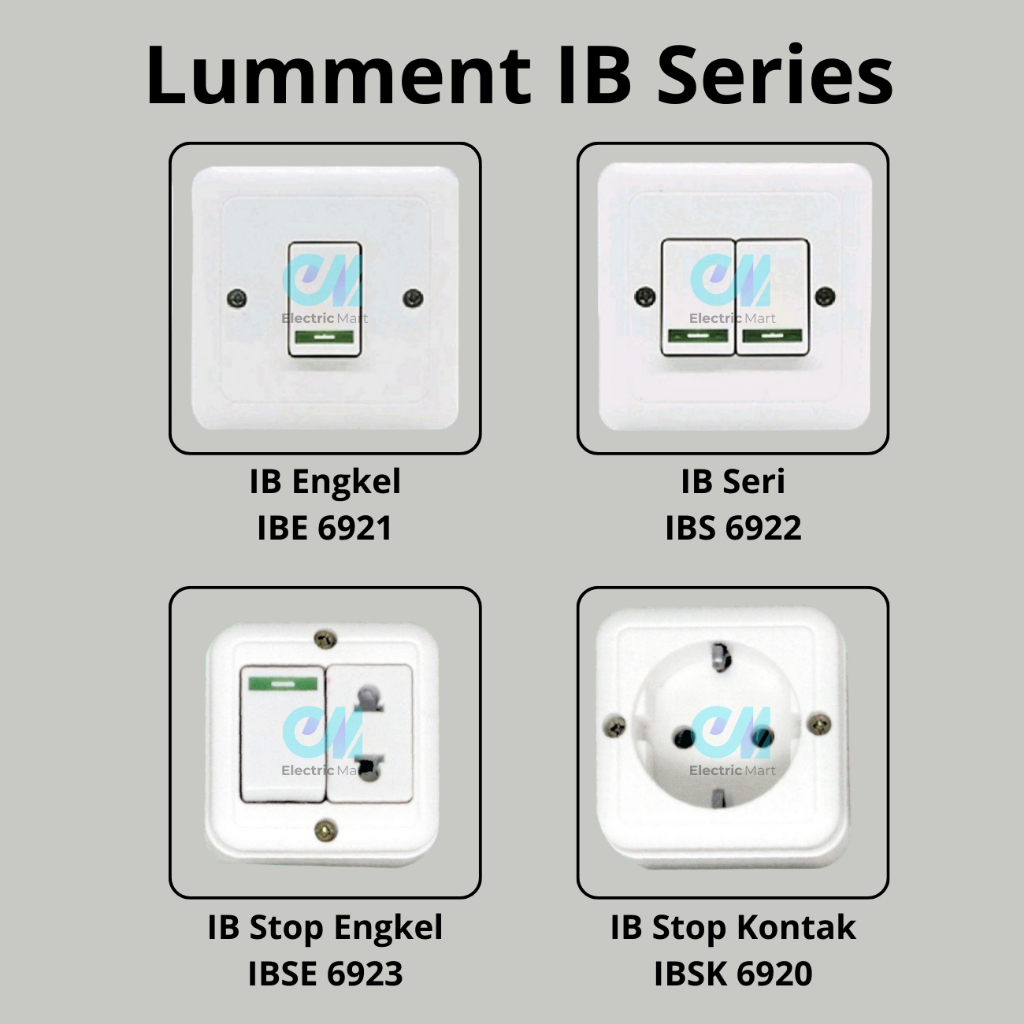 Jual IB Saklar Lampu Engkel Seri Lumment Inbow Stop Kontak Listrik ...