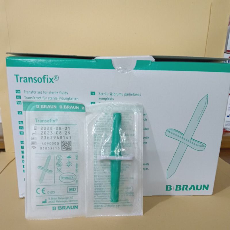 Jual Transofix B Braun Alat tusuk Nacl Alat penyambung plabot | Shopee ...