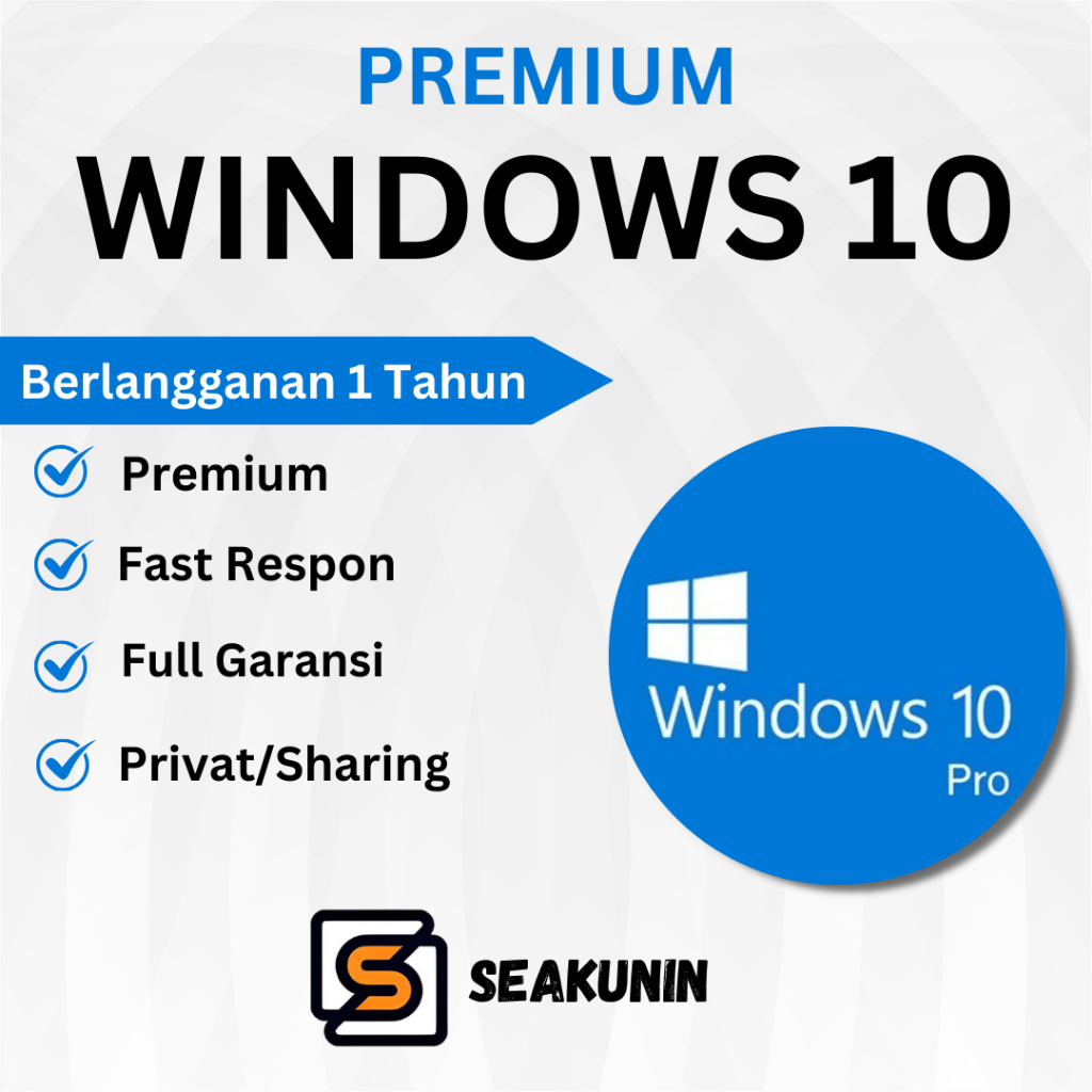 Jual License Windows 10 Pro Lifetime Original Garansi Seumur Hidup ...