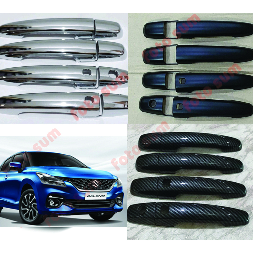 Jual Cover Handle Mobil suzuki baleno 2018 sampai 2025 hitam chrom ...