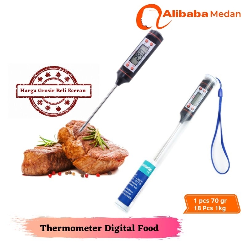 Jual Thermometer Digital Makanan Termometer Kopi Thermometer Dapur ...