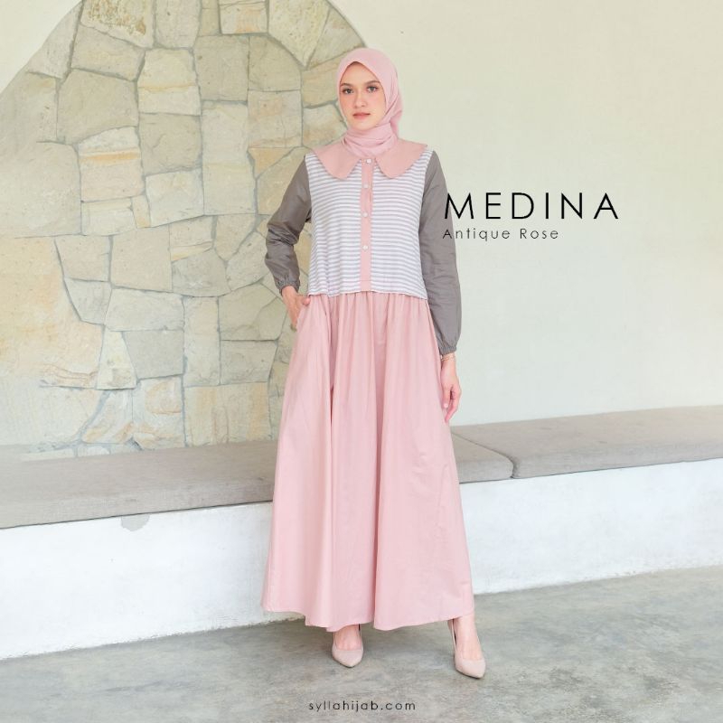 Jual GAMIS CASUAL CANTIK MEDINA DRESS BY DAILY OF SYLLA | Shopee Indonesia
