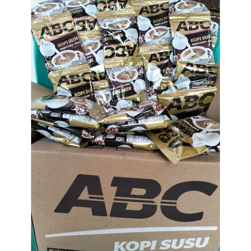 Jual kopi ABC susu saset termurah 30 gram 10 saset | Shopee Indonesia
