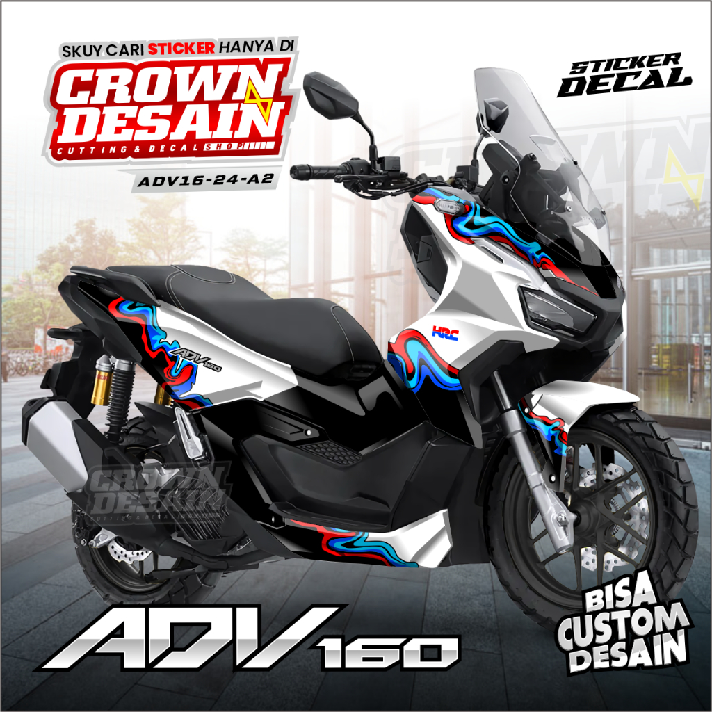 Jual Stiker Decal Fullbody ADV 160 Variasi Desain Keren - Decal Stiker ...