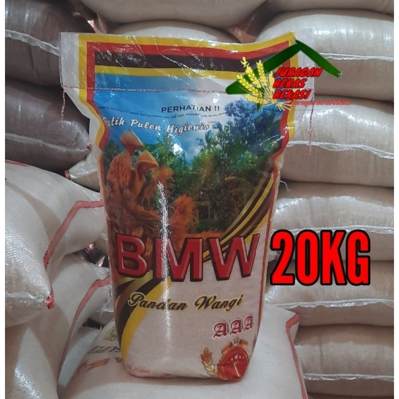 Jual BERAS BMW AAA ASLI PANDAN WANGI BULAT 20KG | Shopee Indonesia