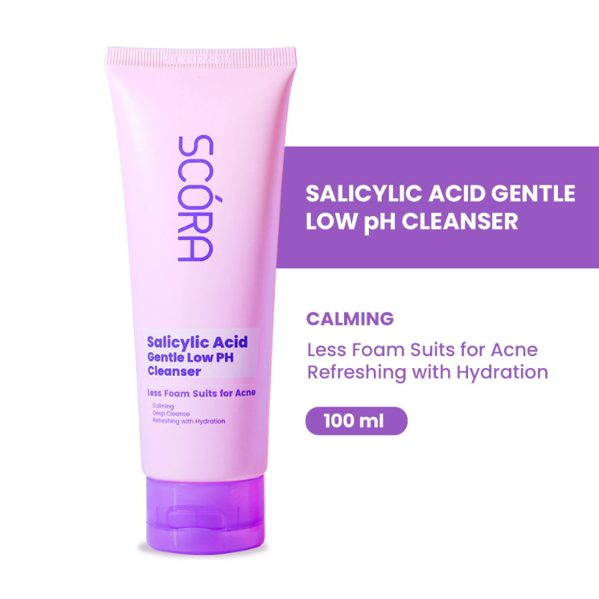 Jual SCORA 1% Salicylic Acid Gentle Low pH Cleanser 100ml | Shopee Indonesia