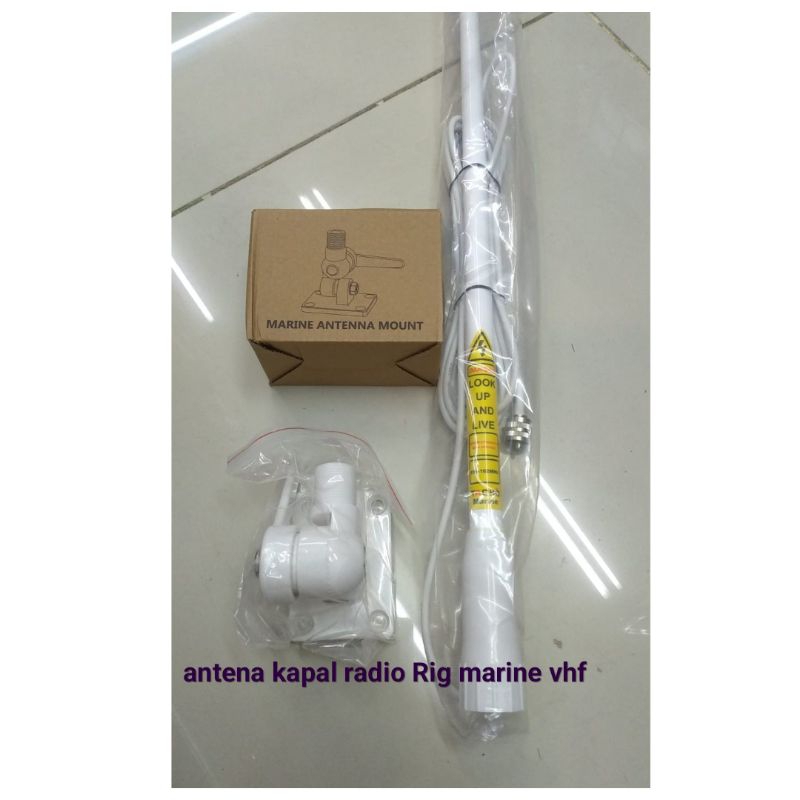 Jual Antena Radio RIG marine 156mhz -162mhz vhf buat radio RIG KAPAL ...