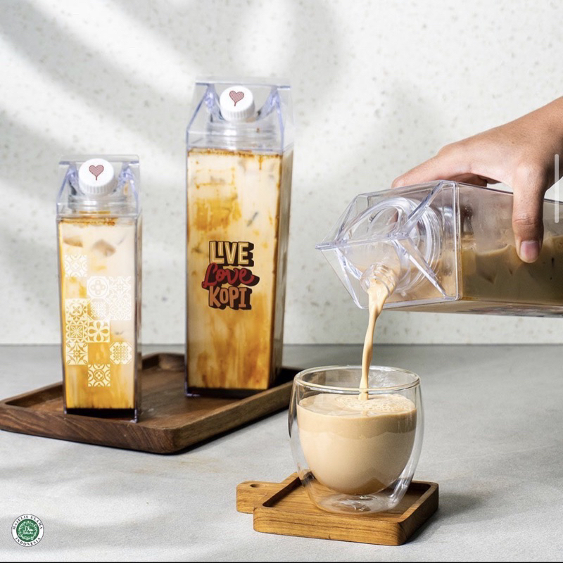 Jual Tumbler Milk 1L Kopken Kopi Kenangan | Shopee Indonesia