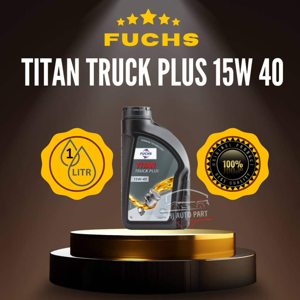 Jual FUCHS TITAN TRUCK PLUS 15W-40 ENGINE OLI MINERAL 1L | Shopee Indonesia