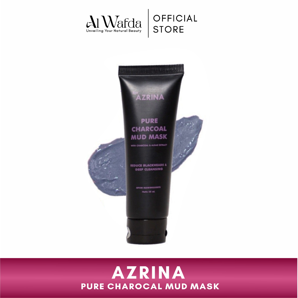 Jual Azrina Pure Charcoal Mud Mask Masker Wajah Brightening Untuk ...