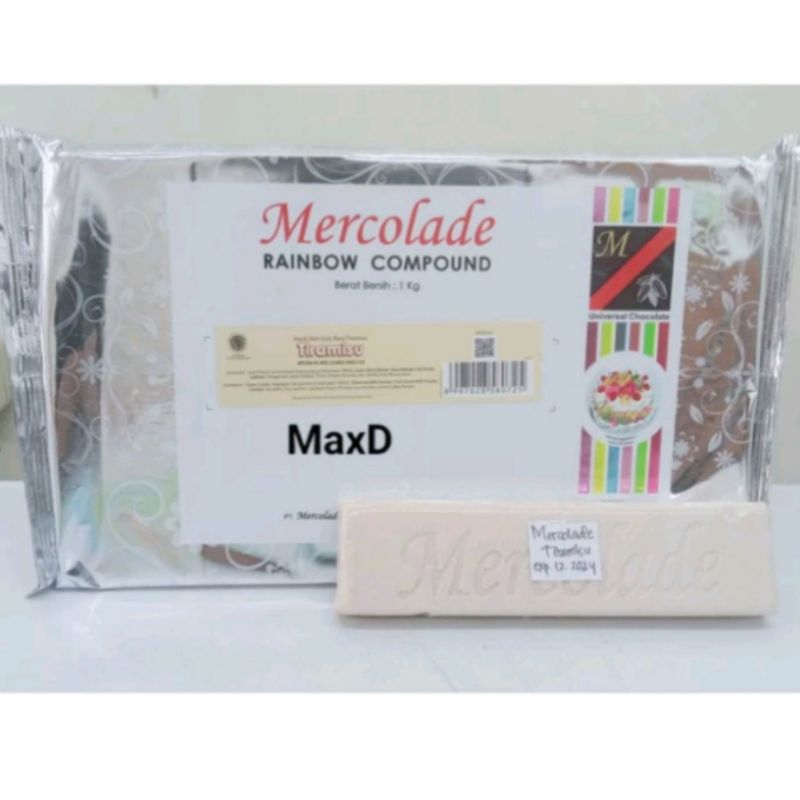 Jual Mercolade Cokelat Perbatang/ Potongan Rainbow Compound Rasa ...