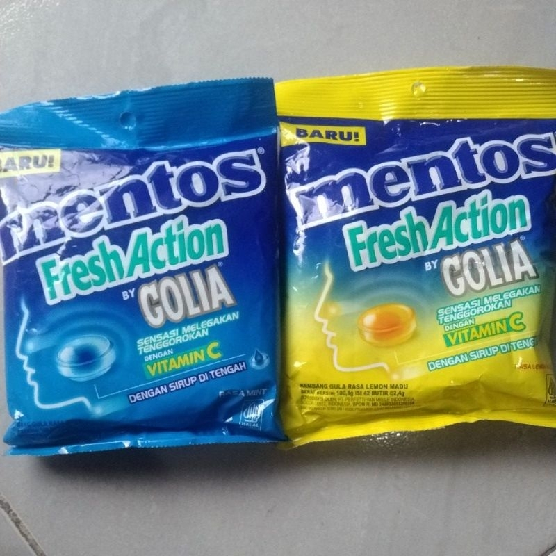 Jual ( PAKET ISI 5 ) PERMEN MENTOS FRESH ACTION GOLIA / GOLIA FRESH ...