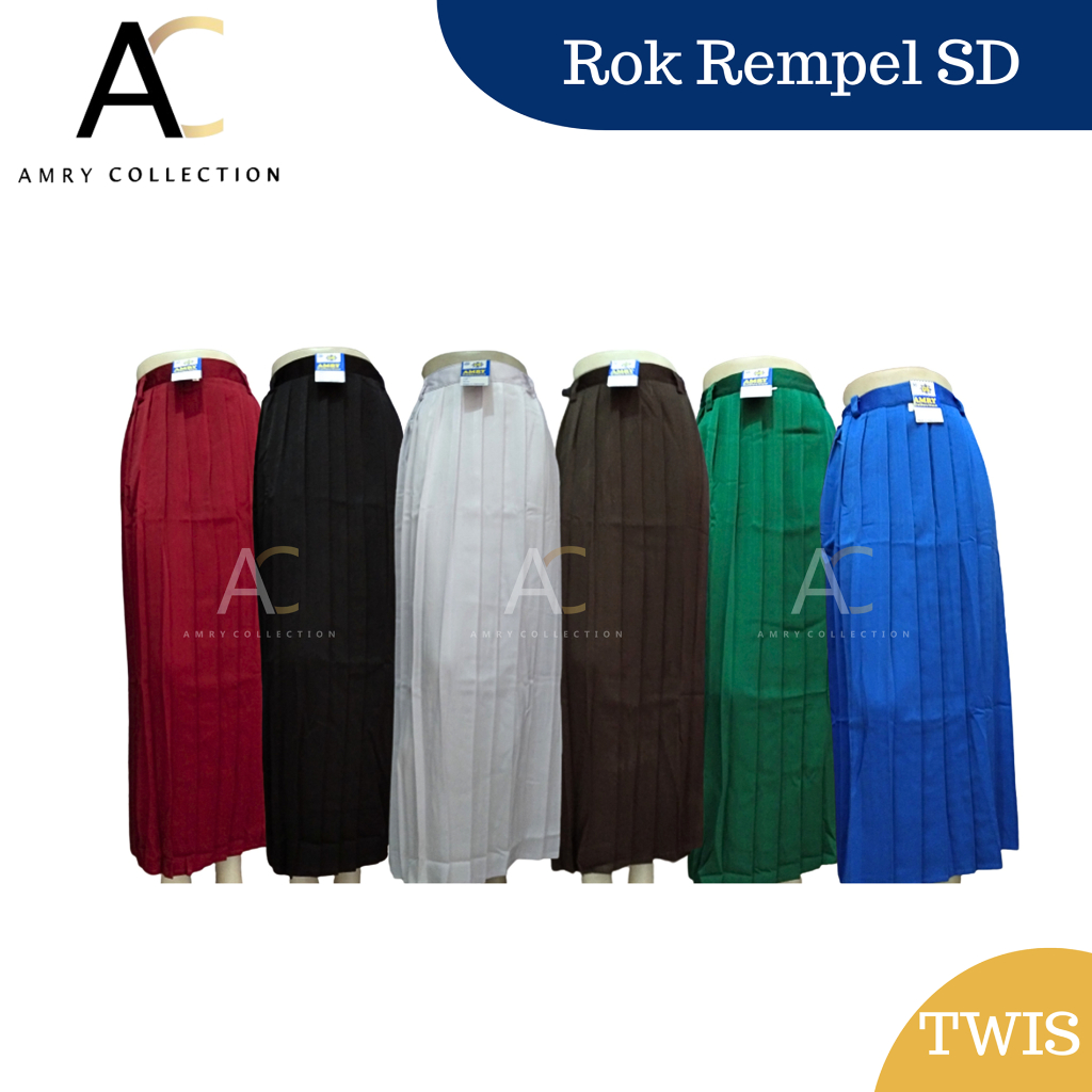 Jual ROK SEKOLAH SD Rok Panjang Rempel Full SD/MI Seragam Sekolah By ...