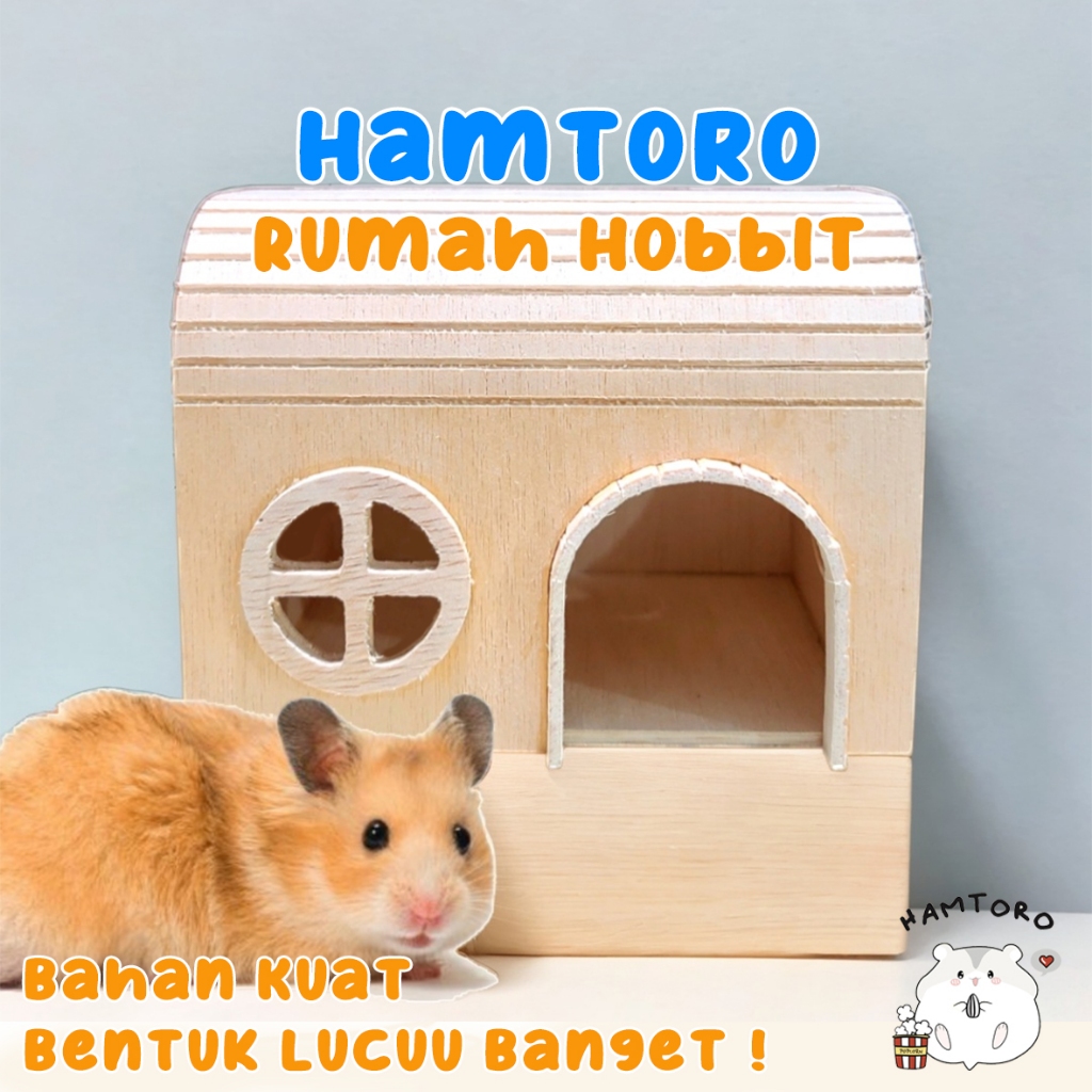 Jual Hamtoro Rumah Hobbit Mainan Hamster Kayu Super Lucu!! | Shopee ...