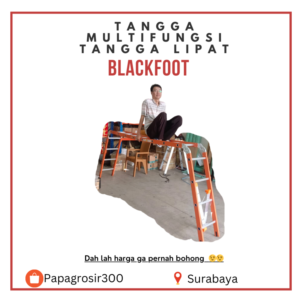 Jual Blackfoot Tangga Multifungsi Tangga Lipat Ladder Multifunction ...