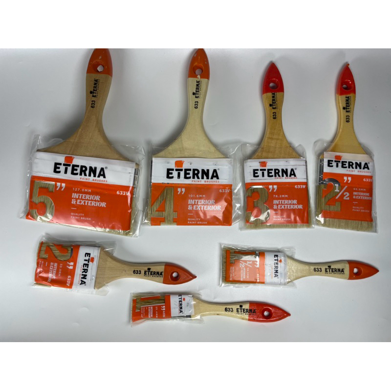 Jual KUAS Cat ETERNA (633V) 1-5” Bulu Lebat dan Halus | Shopee Indonesia