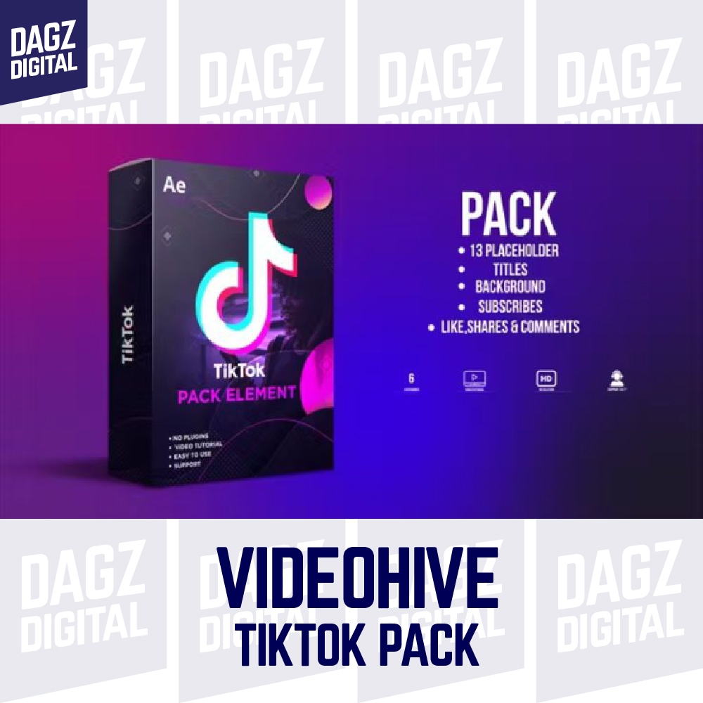 Jual Videohive - video hive template Videohive TikTok Pack Template ...