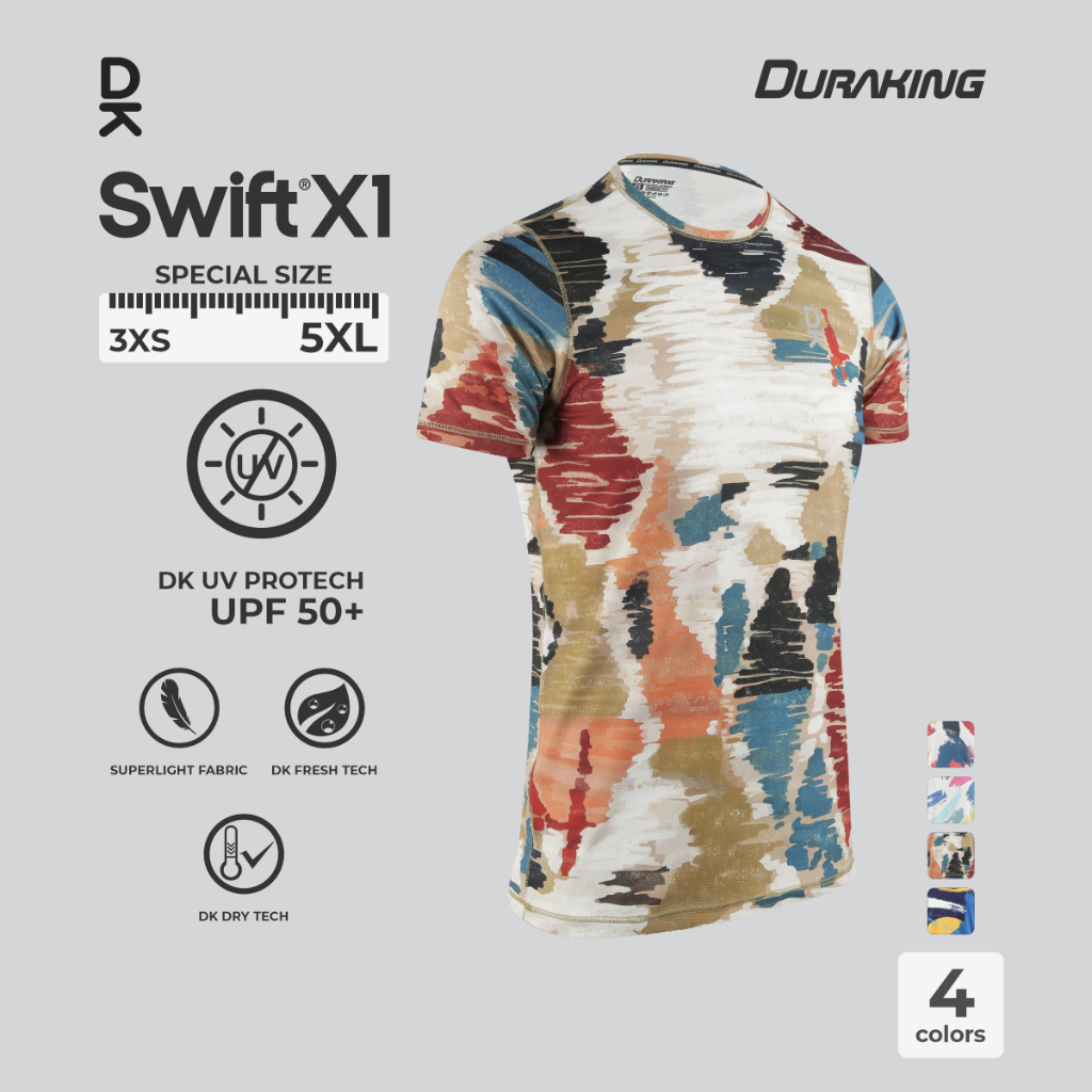 Jual Duraking Jersey Olahraga Pria Swift X1 - Super Light Weight Series ...