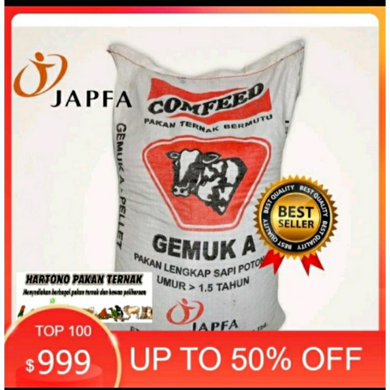 Jual Comfeed Gemuk A 1Kg Konsentrat Sapi Pedaging Penggemukan Kambing ...
