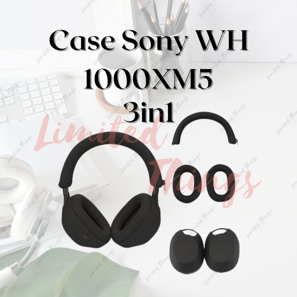 Jual Case Sony WH 1000XM5 Headset Casing Character Transparent 3in1 Set ...