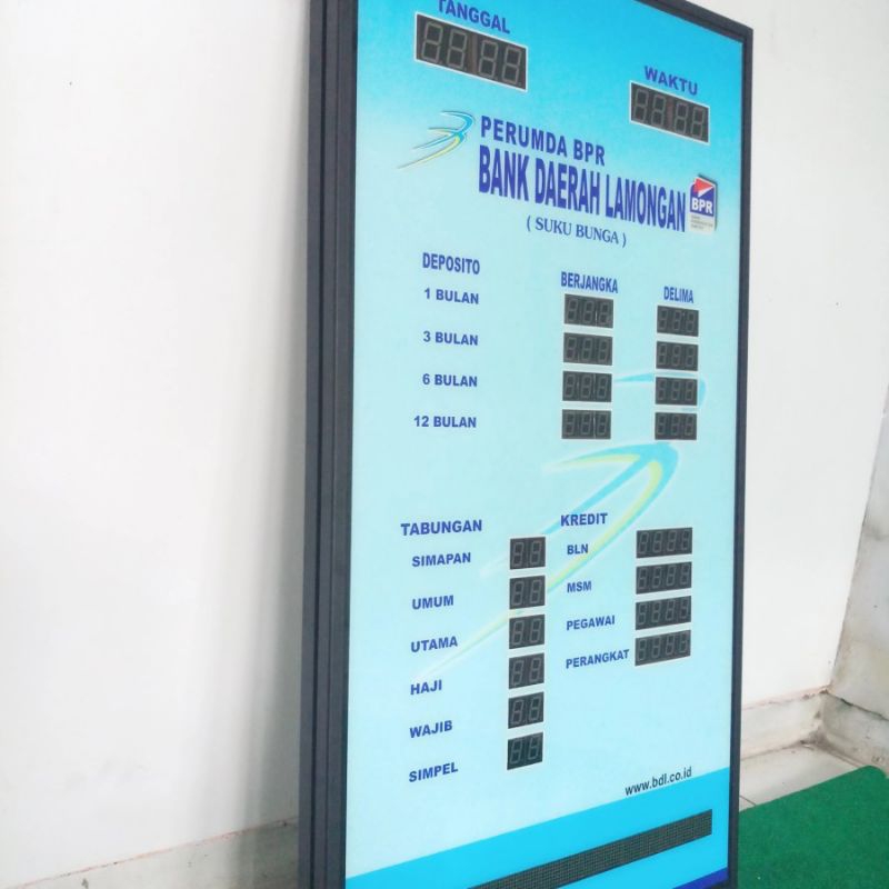 Jual Display papan suku bunga | Shopee Indonesia