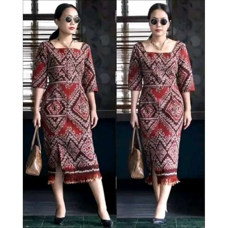 Jual DRESS TENUN ETNIK JEPARA | Shopee Indonesia