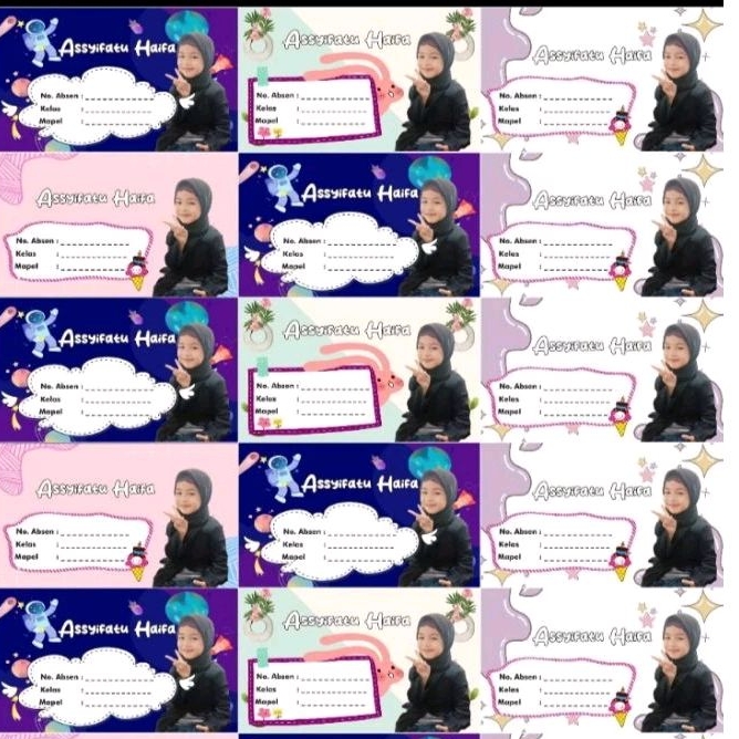 Jual STICKER MAPEL CUSTOM FOTO GEMOY ISI 21 PCS | Shopee Indonesia