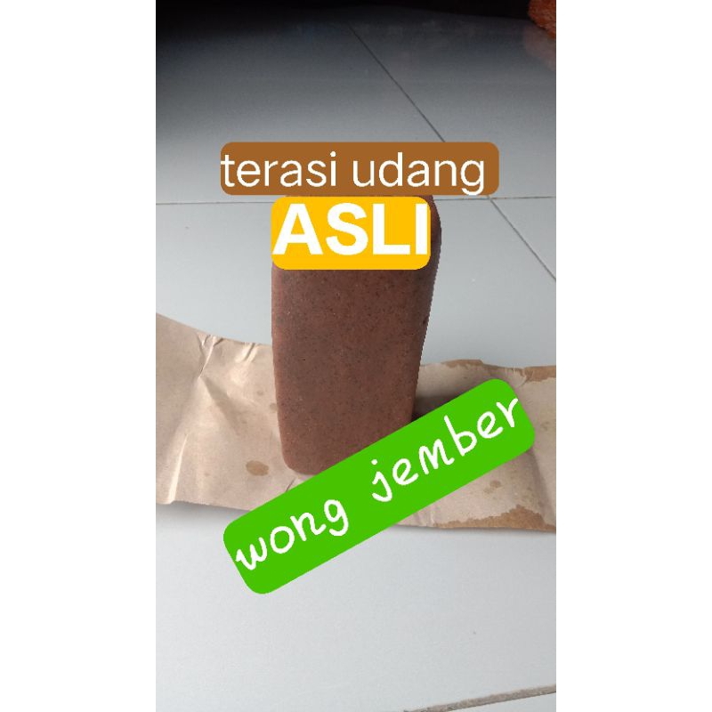 Jual TERASI UDANG ASLI/TERASI UDANG TULEN/TERASI UDANG REBON(500gr ...