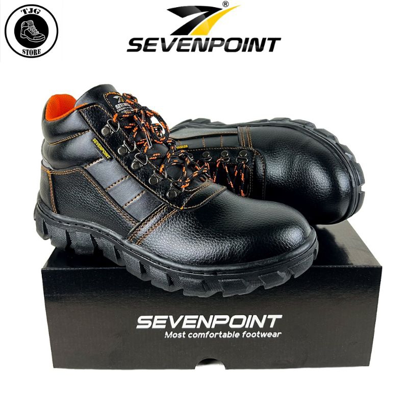 Jual Sepatu Safety boots Pria Wanita Cowok Cewek Original Sevenpoint ...
