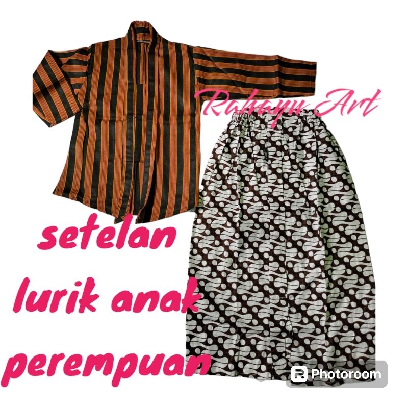 Jual PROMO SETELAN KEBAYA LURIK ANAK MURAH - BAJU ADAT | Shopee Indonesia