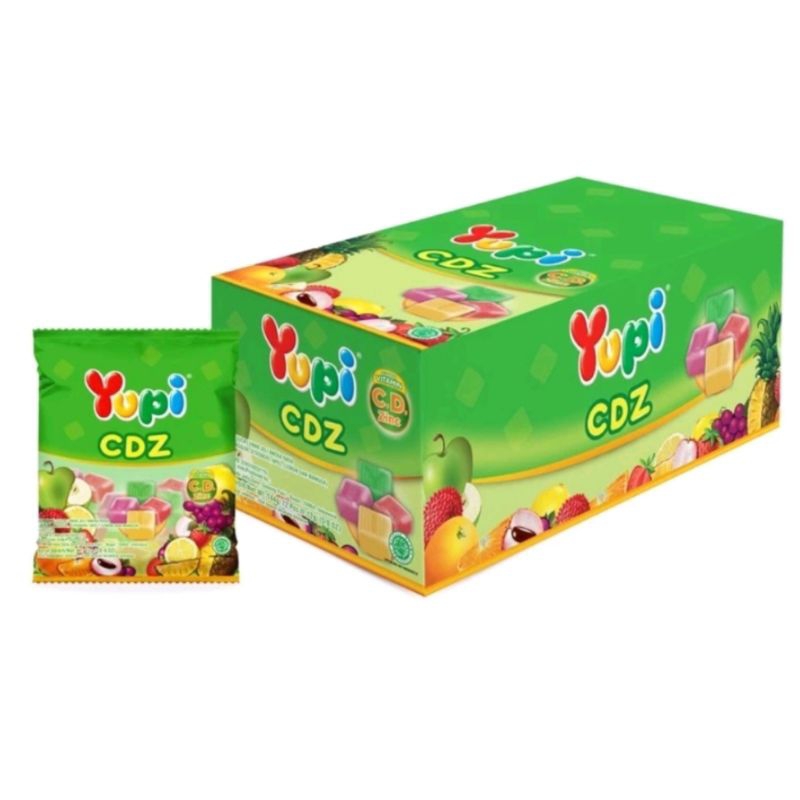 Jual Yupi Gummy CDZ - 1 Box isi 12 pcs Permen Yupi | Shopee Indonesia