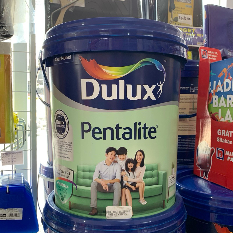 Jual DULUX PENTALITE 20L | BRILLIANT WHITE DAN REQUEST WARNA LENGKAP ...