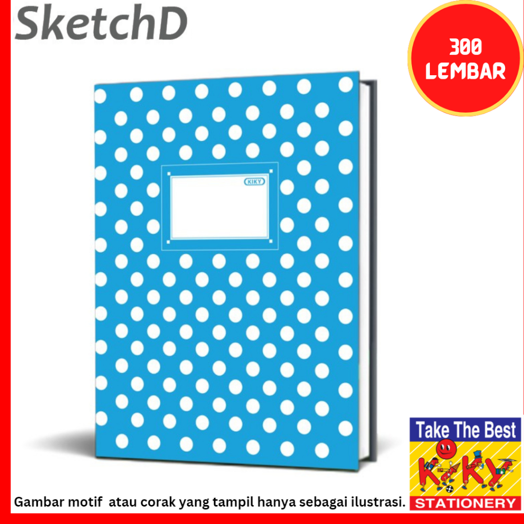 Jual Buku Kas Keuangan Kantor Register Besar bergaris Kiky Folio 300 ...