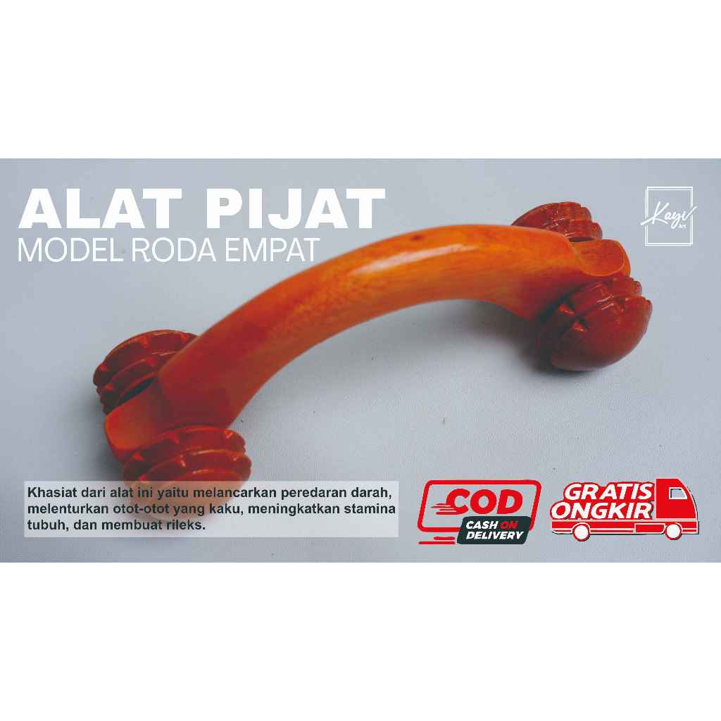 Jual Alat Refleksi Tradisional Kayu Model Roda Empat | Shopee Indonesia