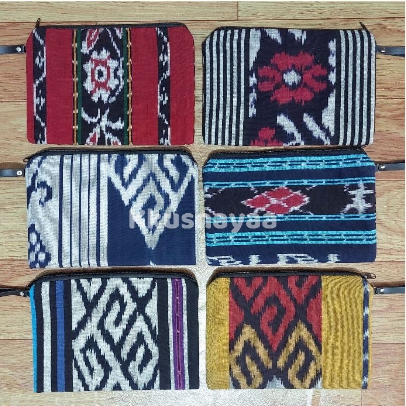 Jual DOMPET TENUN WANITA BESAR ETNIK KHAS UNIK | Shopee Indonesia