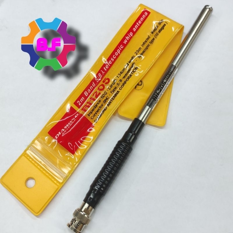 Jual DIAMOND ANTENNA RH205 ORIGINAL ANTENA HT RH 205 VHF KONEKTOR BNC | Shopee Indonesia