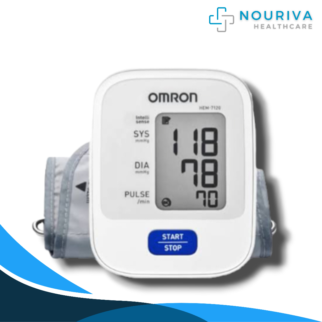 Jual Omron HEM 7120 Automatic Blood Pressure Monitor - Tensimeter ...
