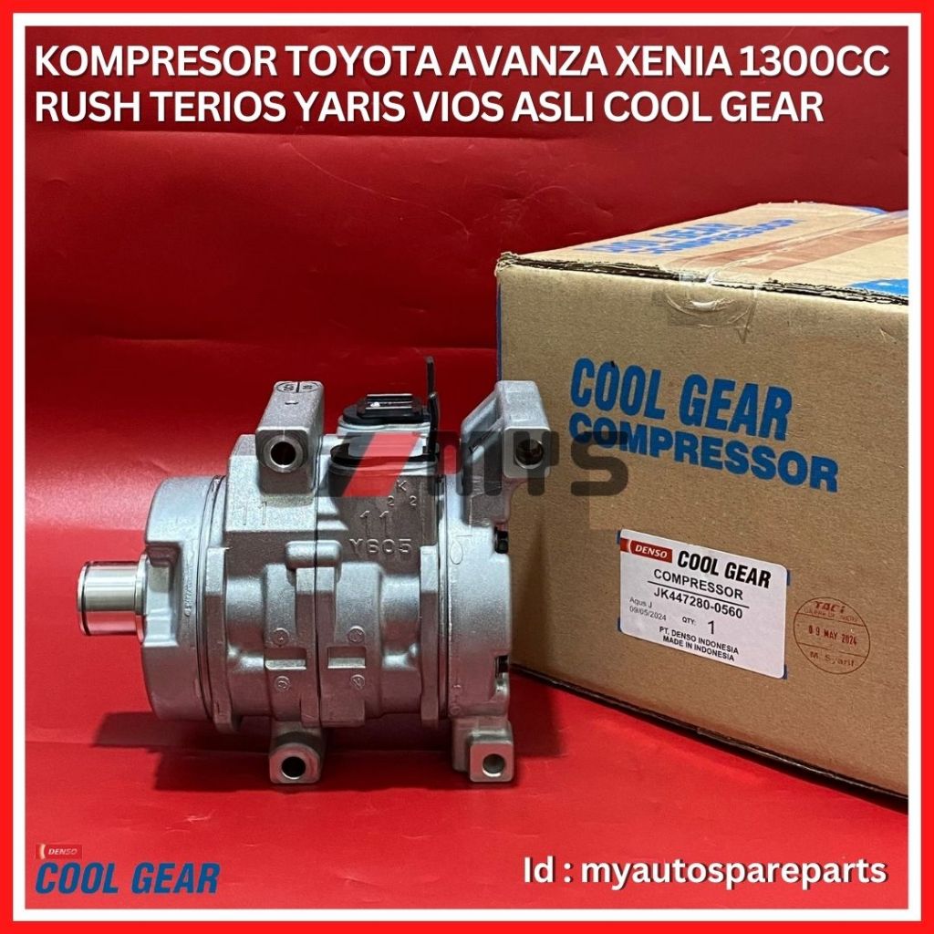 Jual COMPRESSOR AC Mobil TOYOTA Avanza Xenia 1300CC Rush Terios Yaris ...