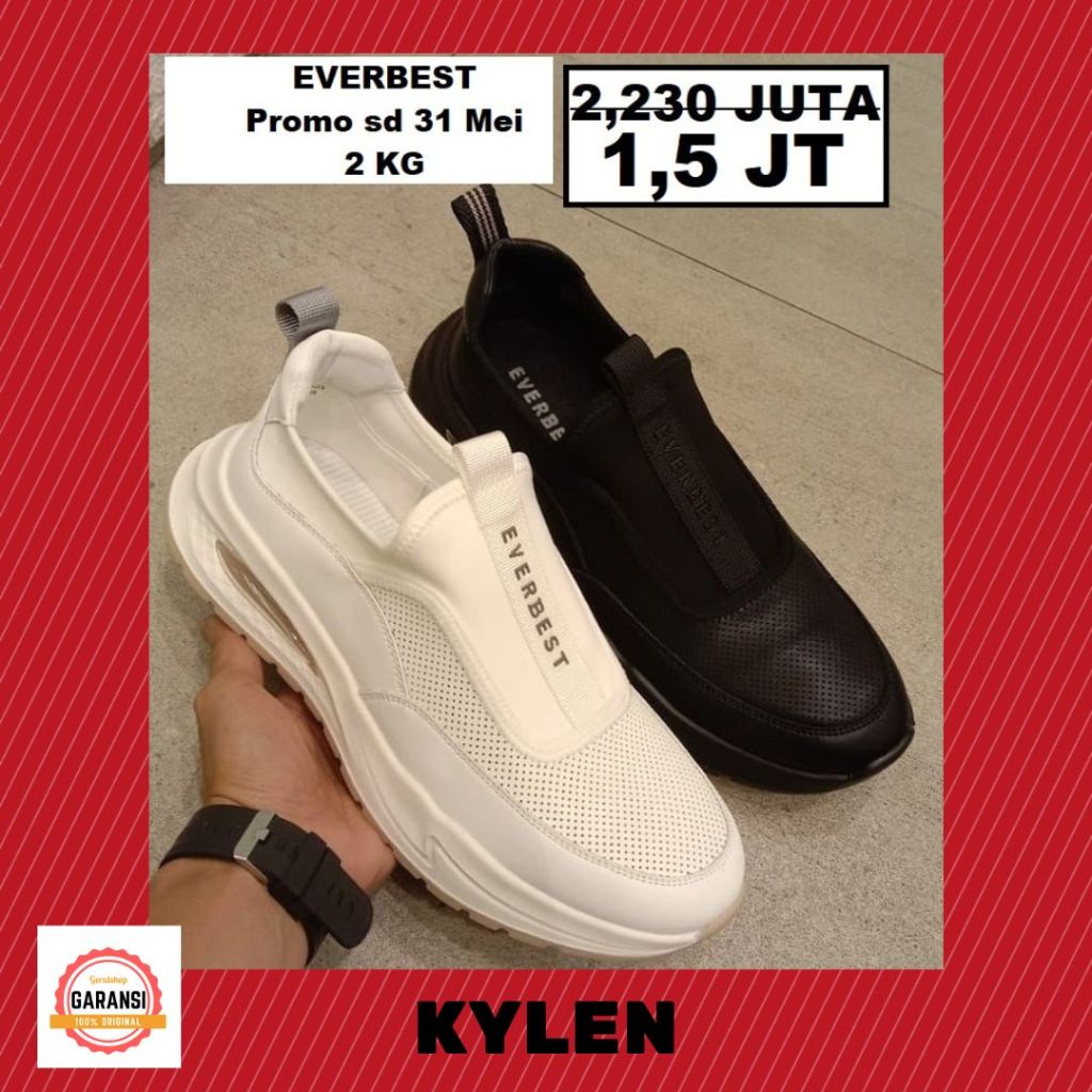 Jual Sepatu sneakers Pria Everbest Seri KYLEN 100% Original Store ...