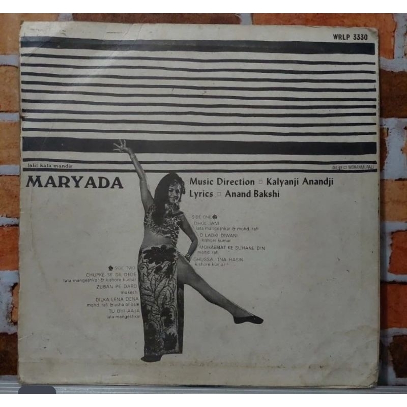 Jual Vinyl Piringan Hitam 12 inch India - Maryada Soundtrack Film-Dhol ...