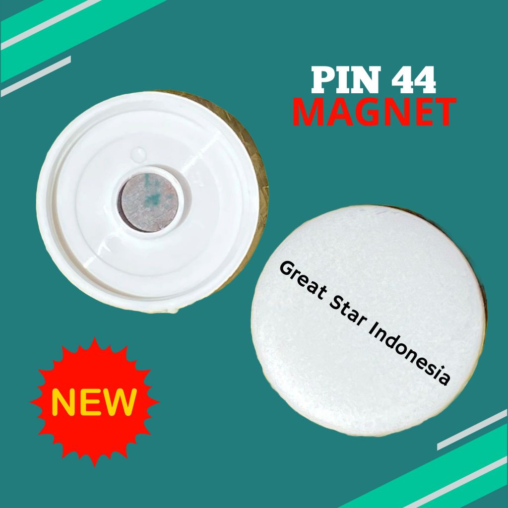 Jual BAHAN PIN MAGNET 44 + KALENG ALUMUNIUM/PACK ISI 100PCS | Shopee ...