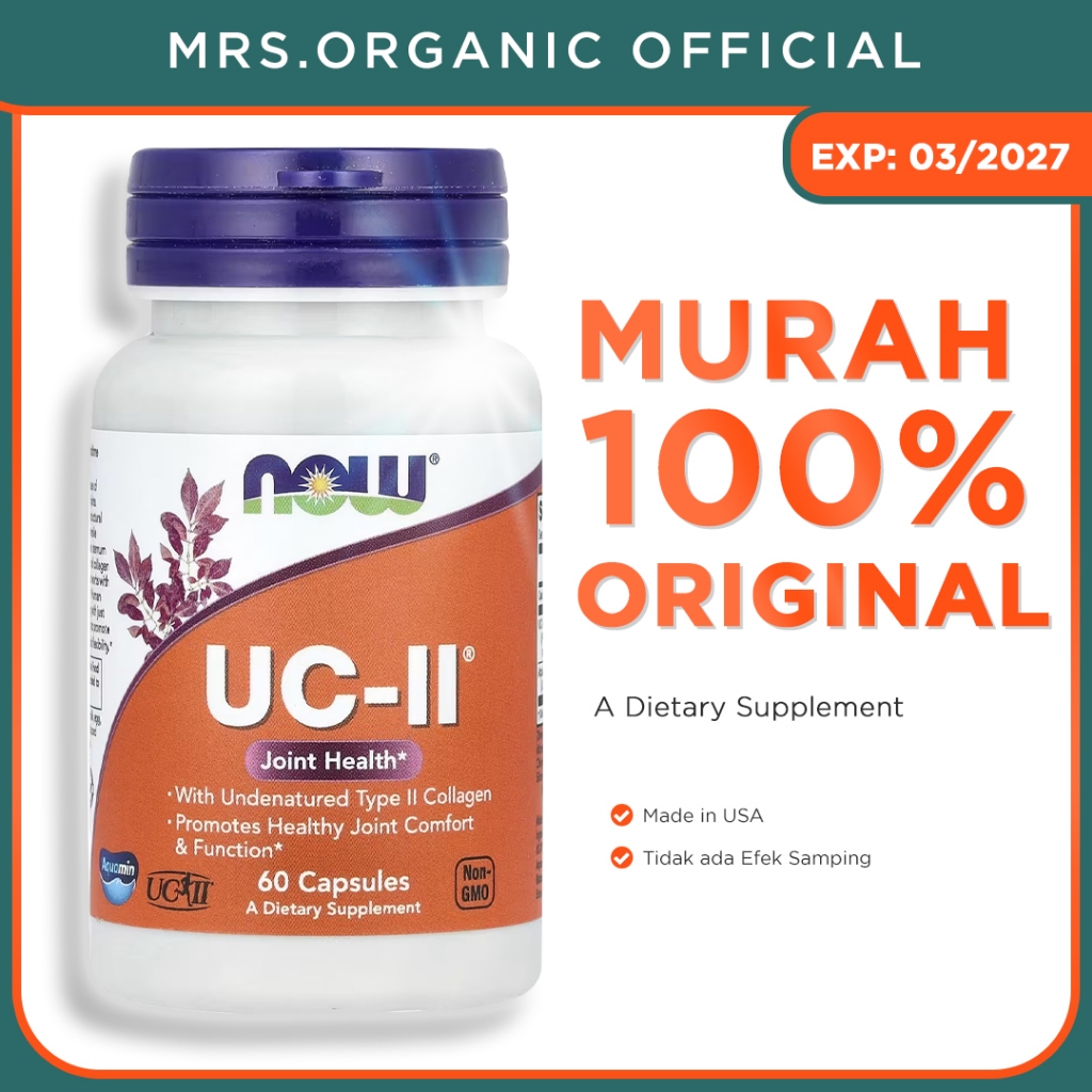 Jual Now UC-II Type II Collagen 60 Capsules | Shopee Indonesia